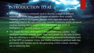 Introduction to Artificial intelligence. | PPTX