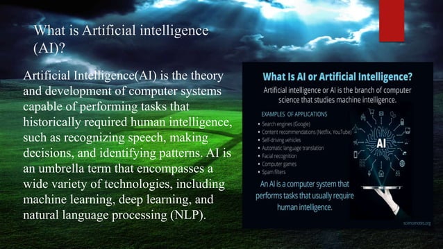 Introduction to Artificial intelligence. | PPTX | Technology Industry | Industries