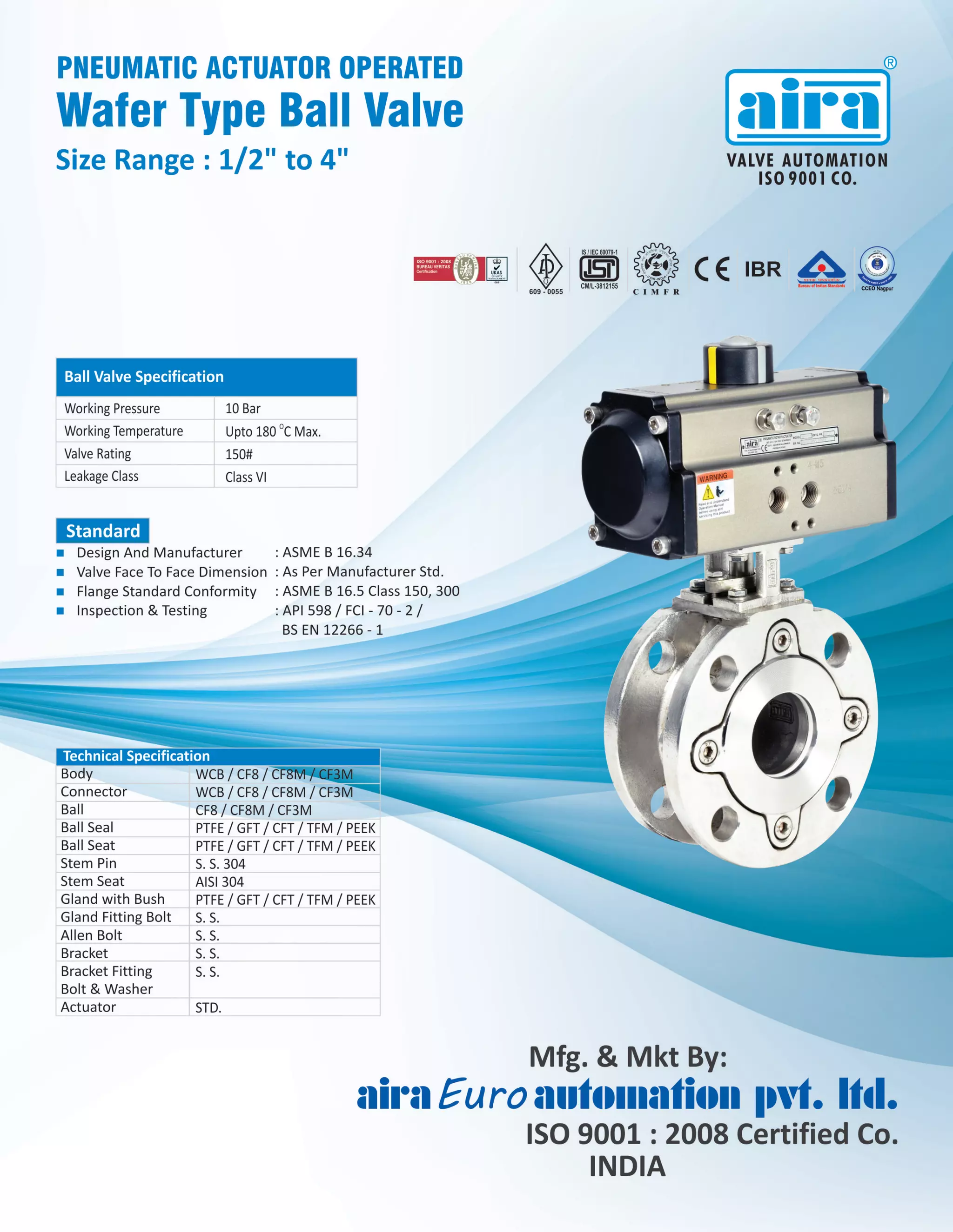 Wafer type Ball Valve | PDF