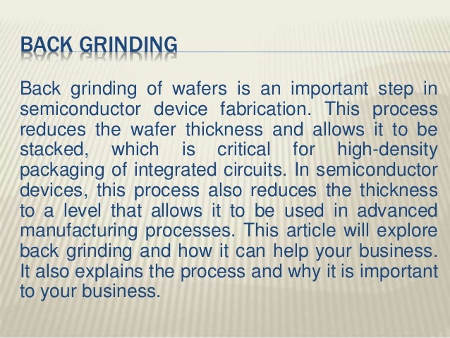 wafer grinding.pptx