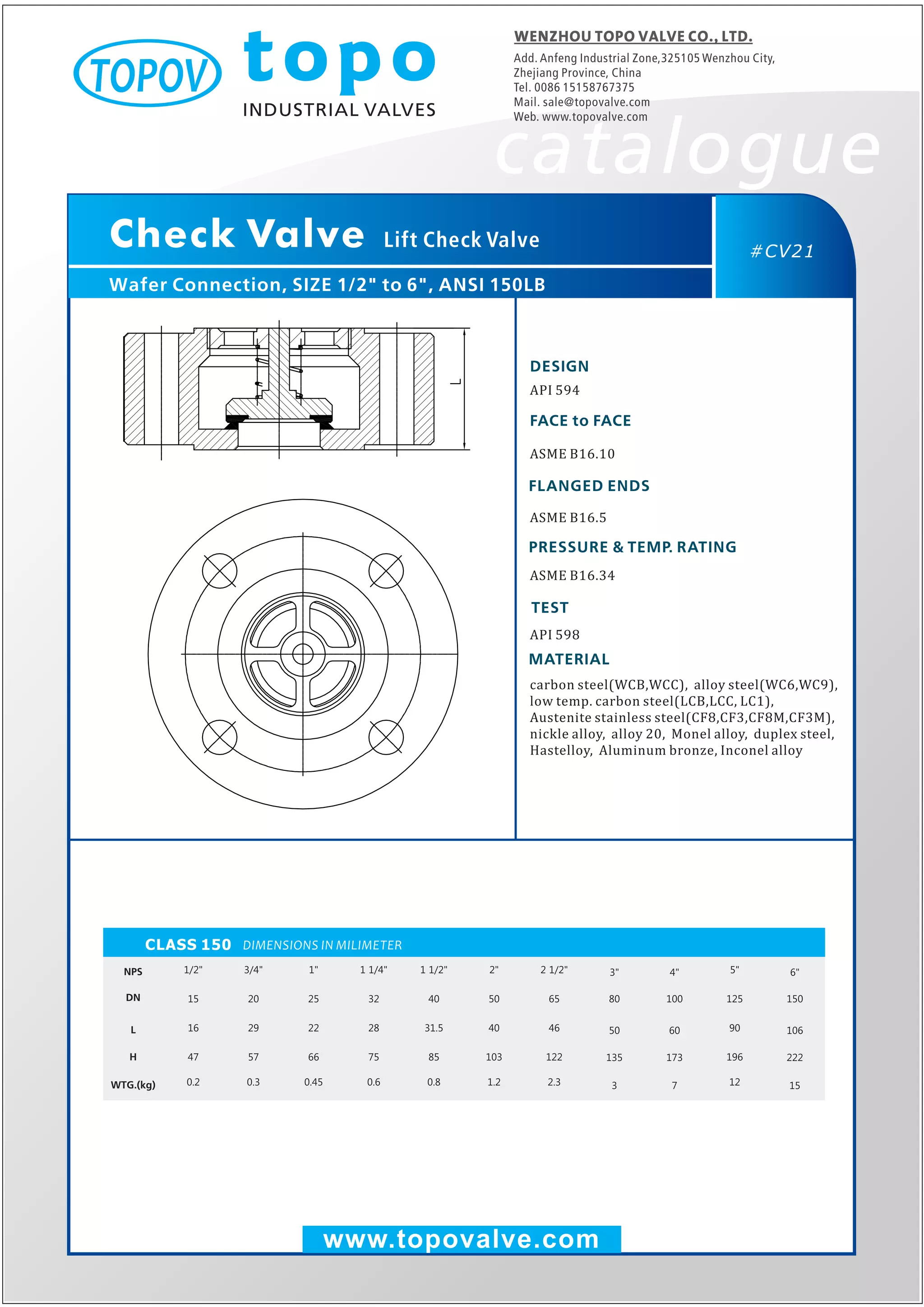 Wafer piston lift check valve topo valve | PDF