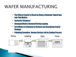 Wafer preparation and processing ppt | PPT