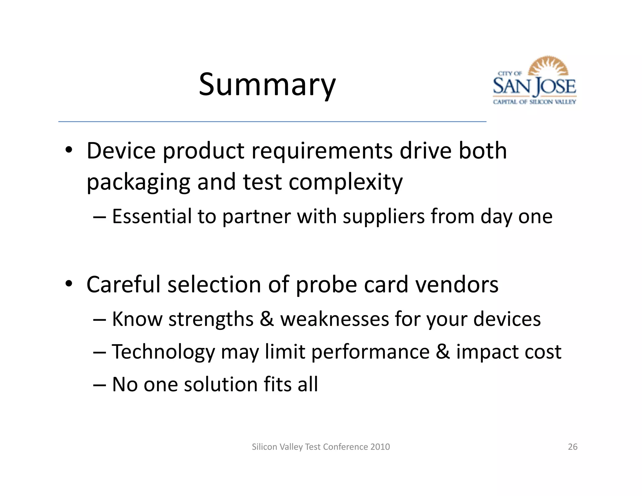 Wafer probe technology & application overview ira feldman 101108 | PDF ...