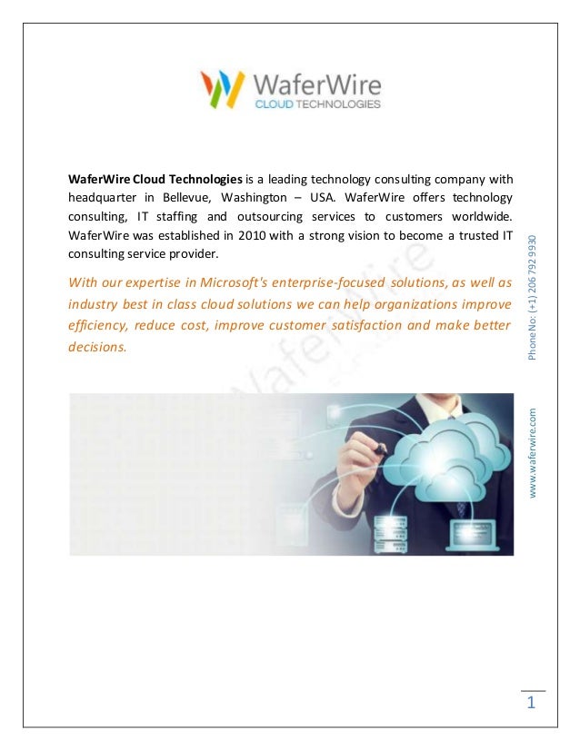 WaferWire Cloud Technologies WaferWire Cloud Technologies
