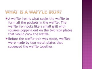 All About Waffles | PPT