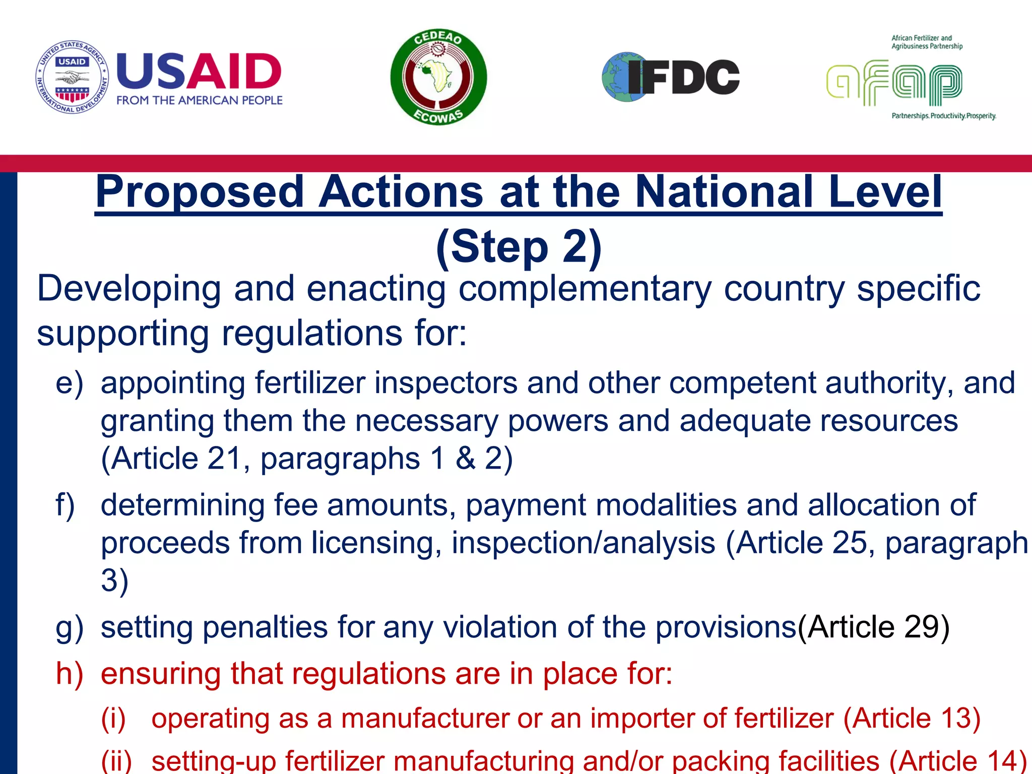 Wafp presentation regional fertilizer regulation final | PDF