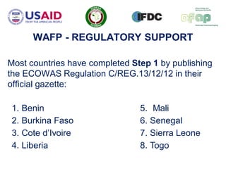Wafp presentation regional fertilizer regulation final | PDF