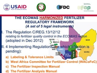Wafp presentation regional fertilizer regulation final | PDF