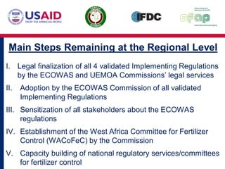 Wafp presentation regional fertilizer regulation final | PDF