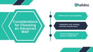 Advanced Web Application Firewall (WAF) | PPTX