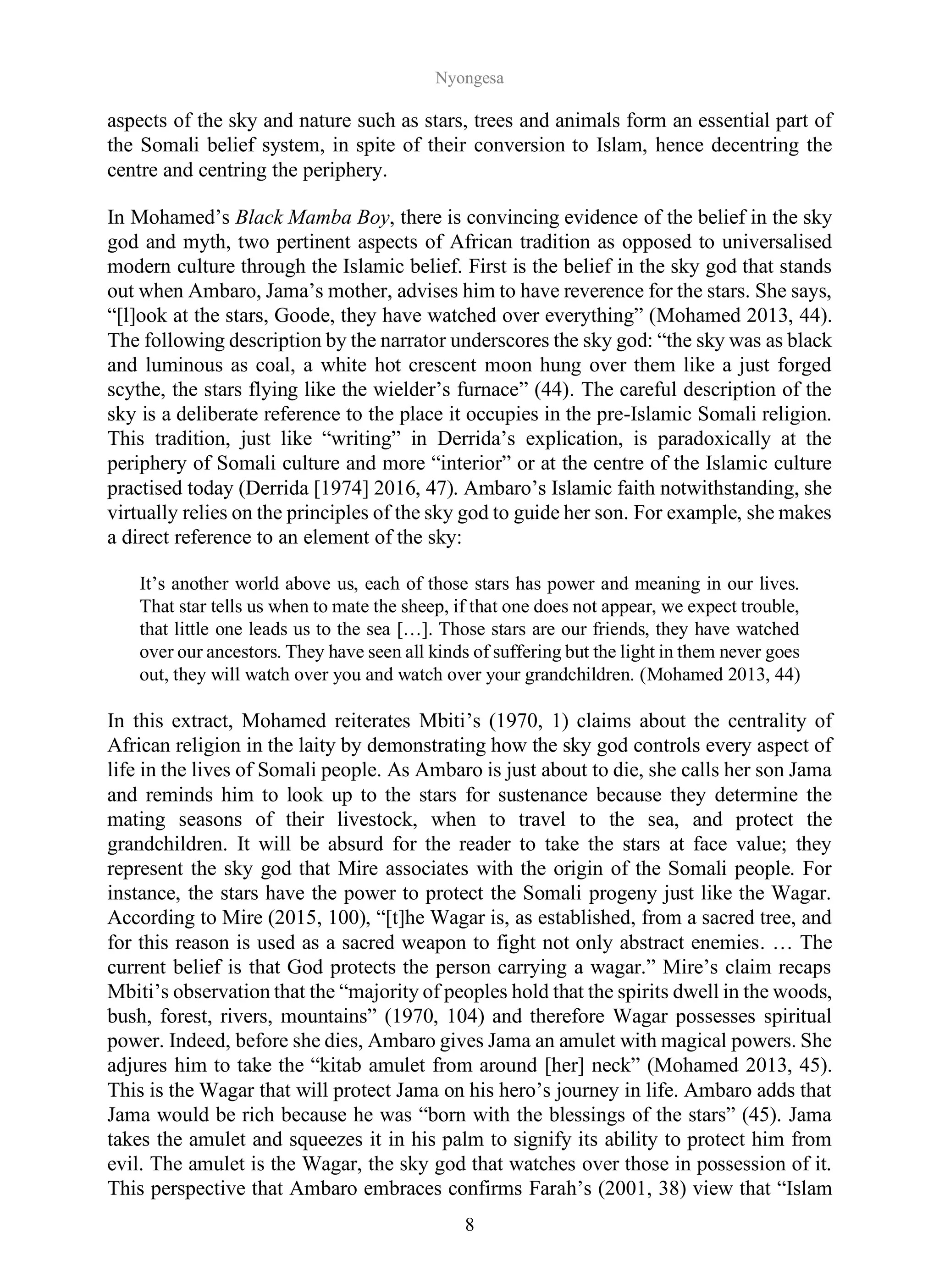 Wagar and Somali Culture | PDF