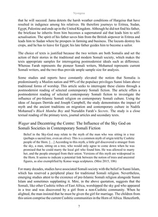 Wagar and Somali Culture | PDF