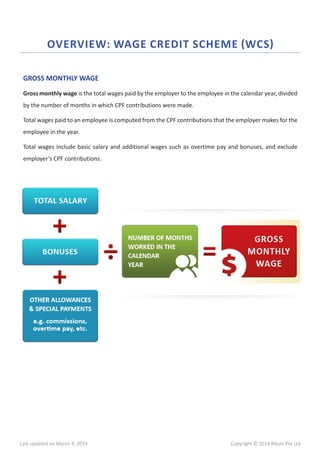 WAGE CREDIT SCHEME (WCS) | PDF
