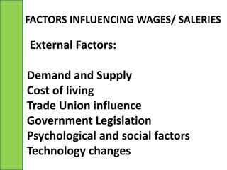 Wage and salary | PPTX