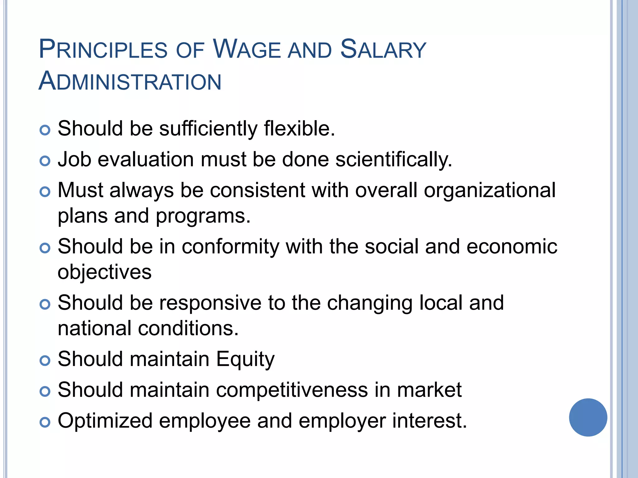 Wage and salary administration | PPT