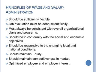 Wage and salary administration | PPTX