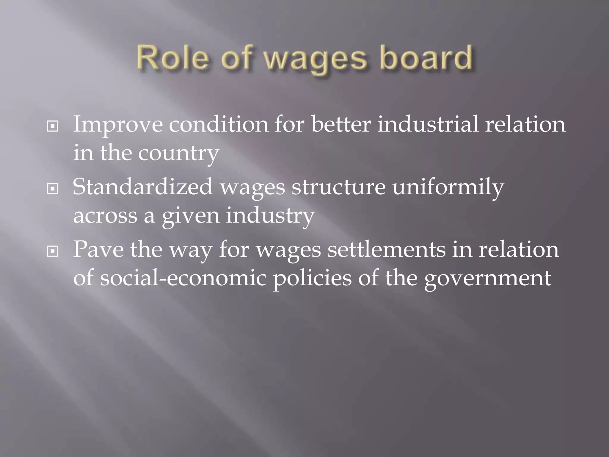 Wageboard & pay comission | PPTX