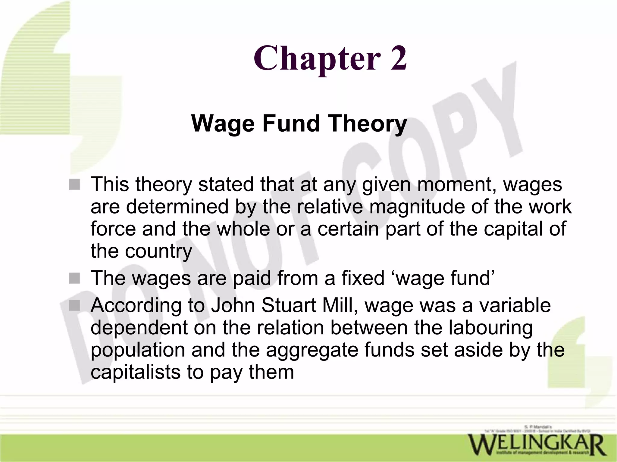 Wages: Concepts and Theories | PDF