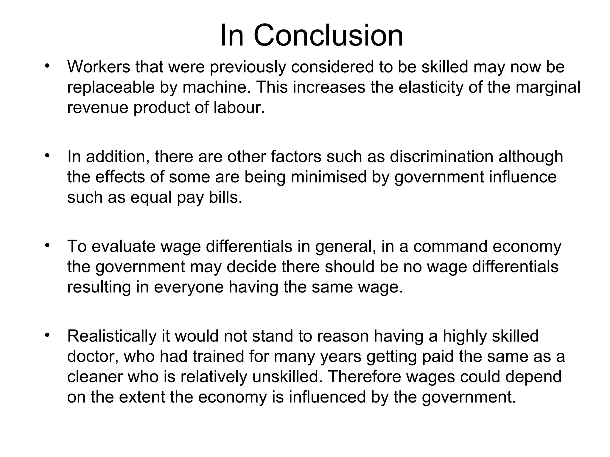 Wage Differentials | PPT
