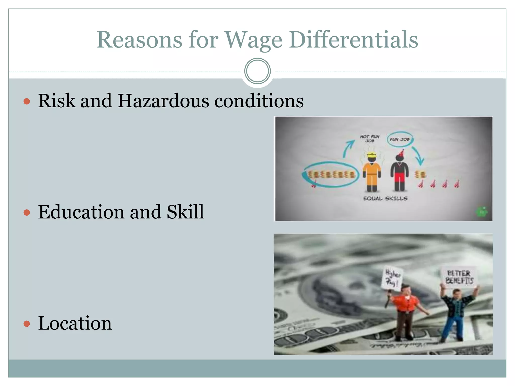 Wage differentials (compensating Differentials) | PPTX
