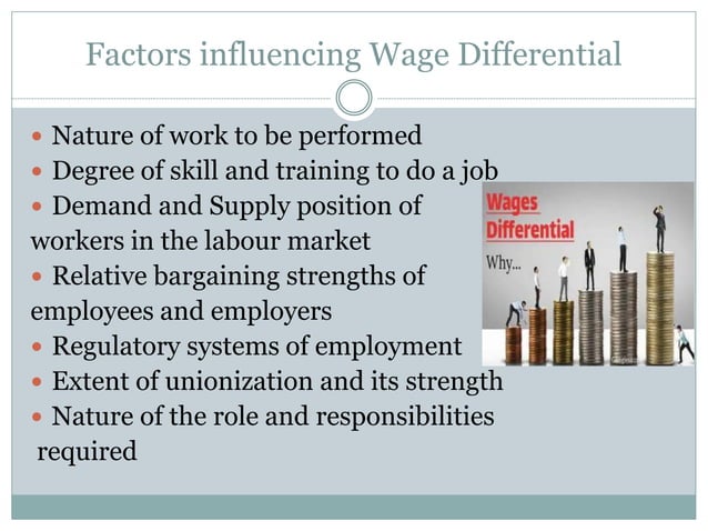 Wage differentials (compensating differentials) | PPT