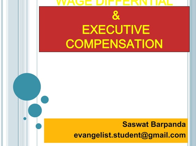 Wage differntial | PPTX