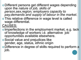Wage differntial | PPTX