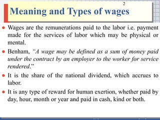 Wage fund theory | PPT