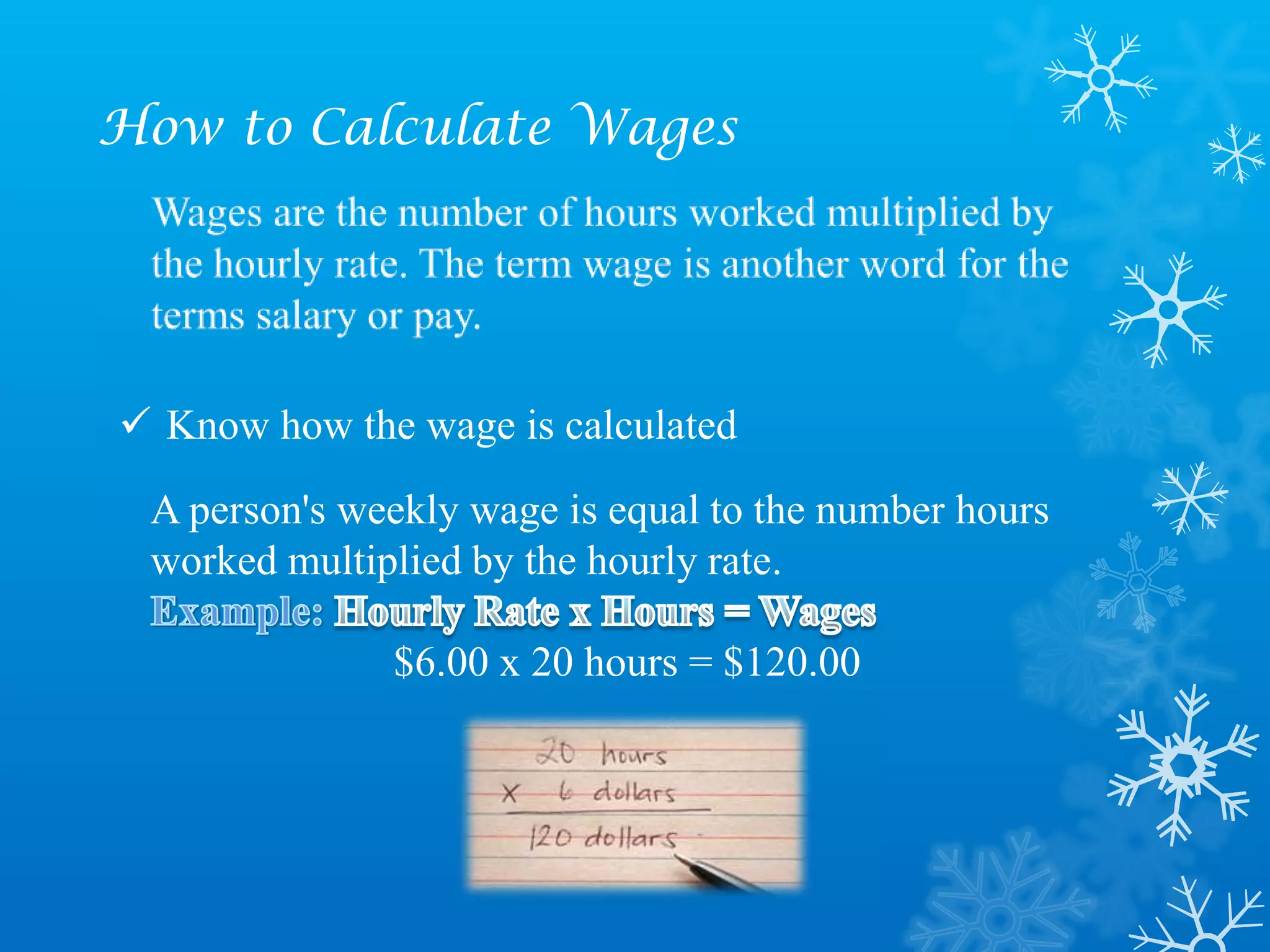 Wage, importance and Fair Wages | PPTX