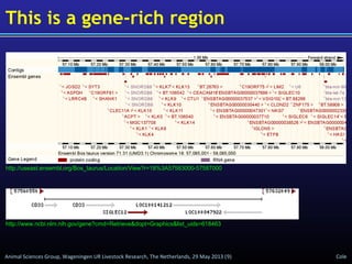 Use of NGS to identify the causal variant associated with a complex ...