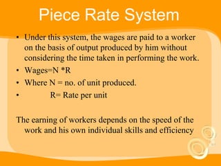Wage payments methods | PPTX