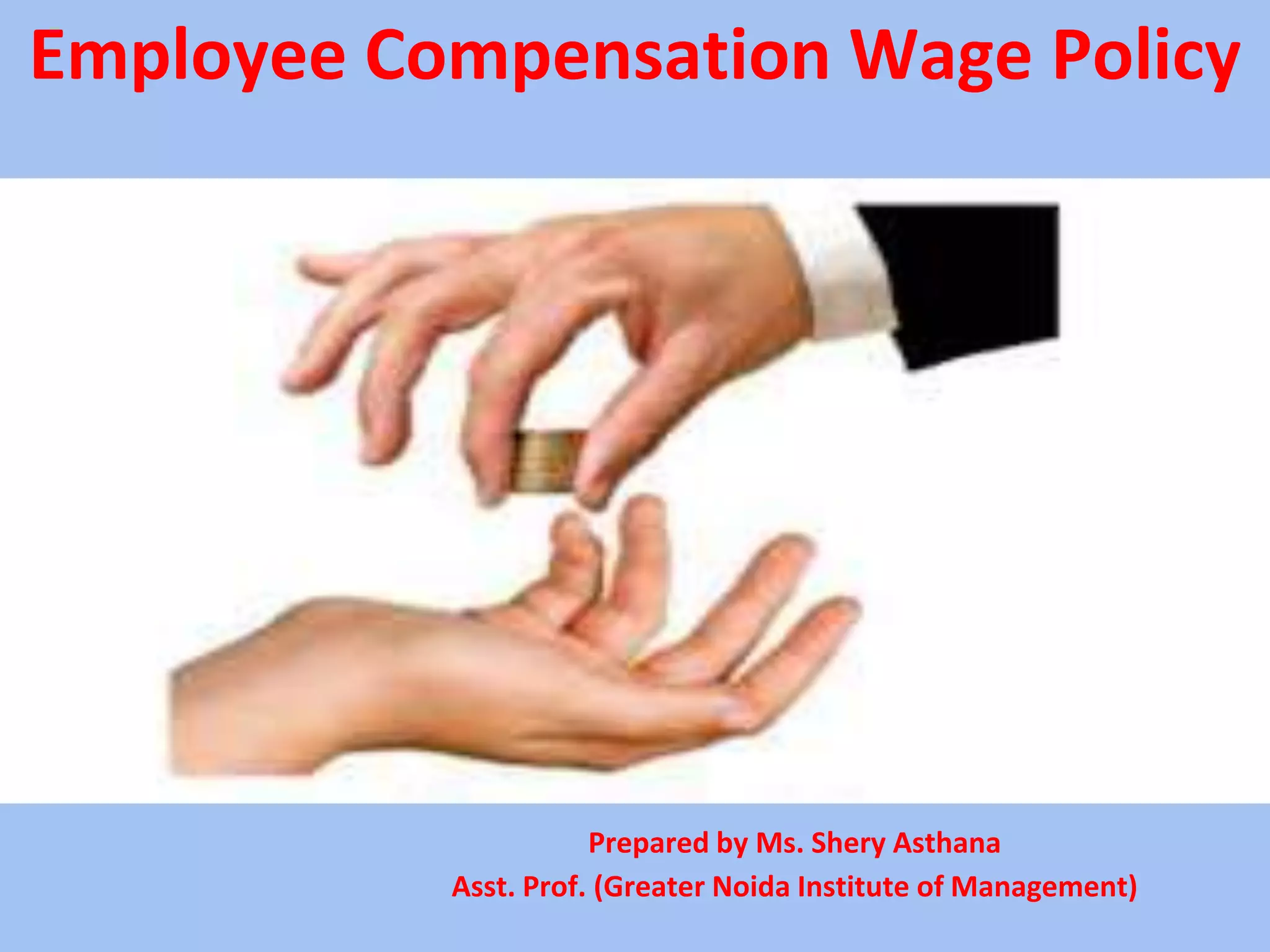 Wage policy | PPTX