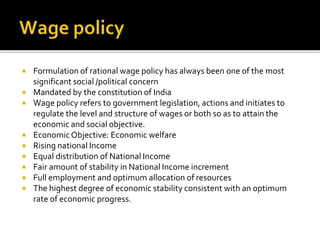 Wage policy, Wages and salary, Wage.pptx