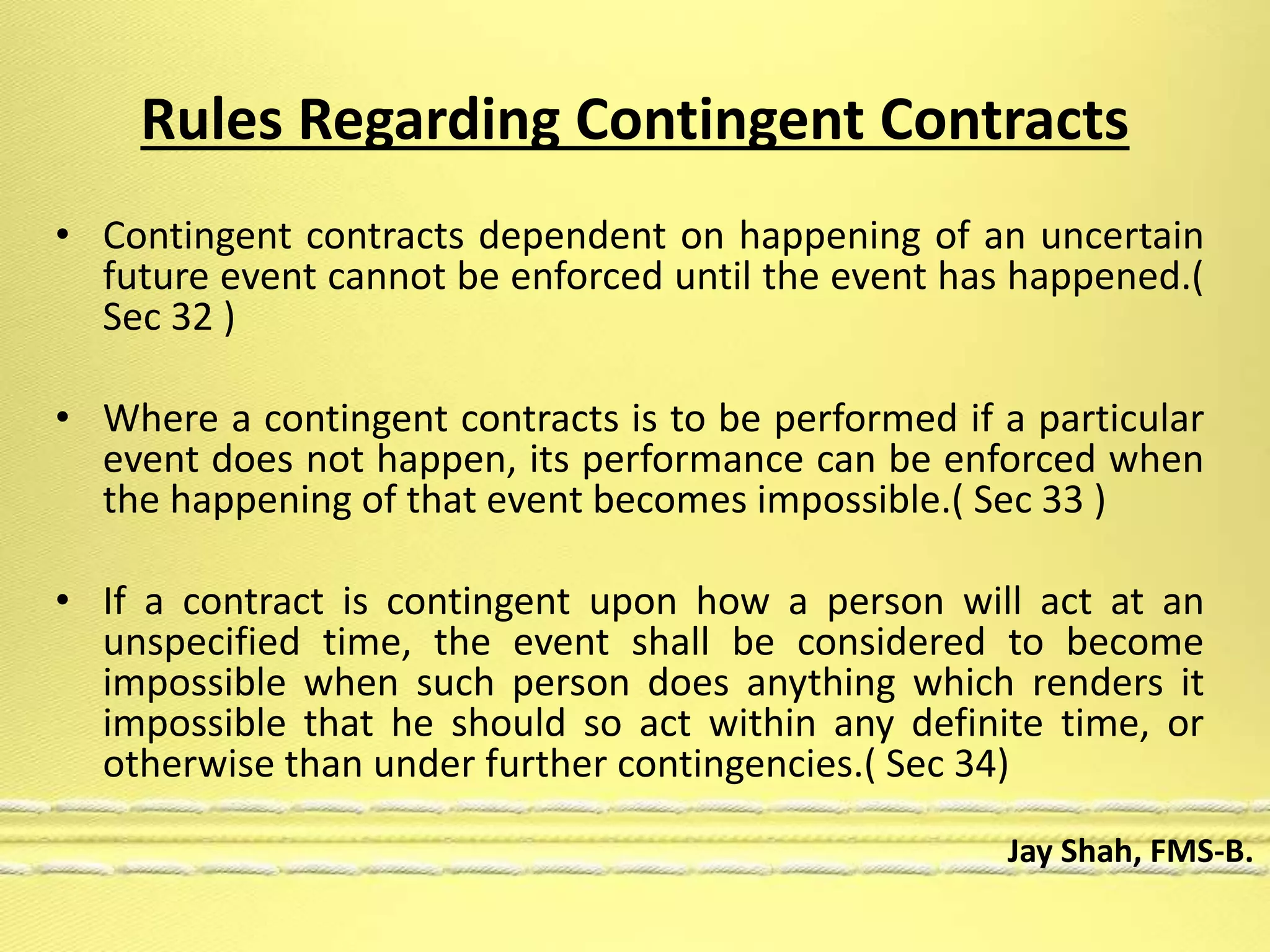 Wagering & Contingent contracts. | PPSX