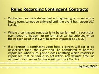 Wagering & Contingent contracts. | PPSX