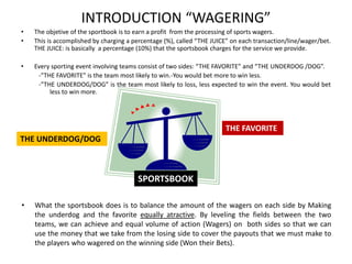 Wagering theory manual (sports betting) | PPT