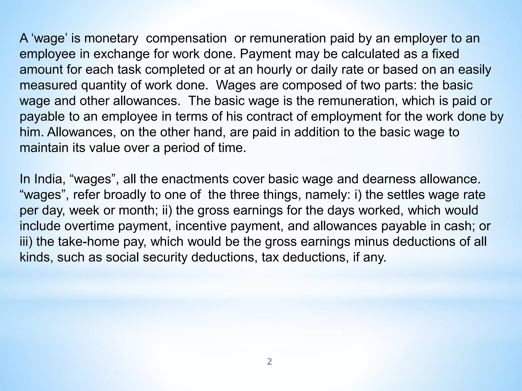 Wages: Historical Overview | PPT