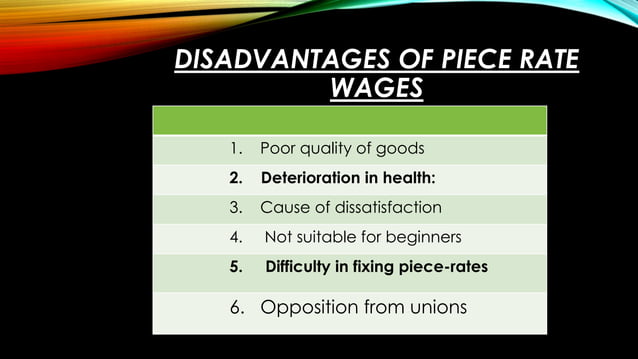 Wages meaning & its types | PDF