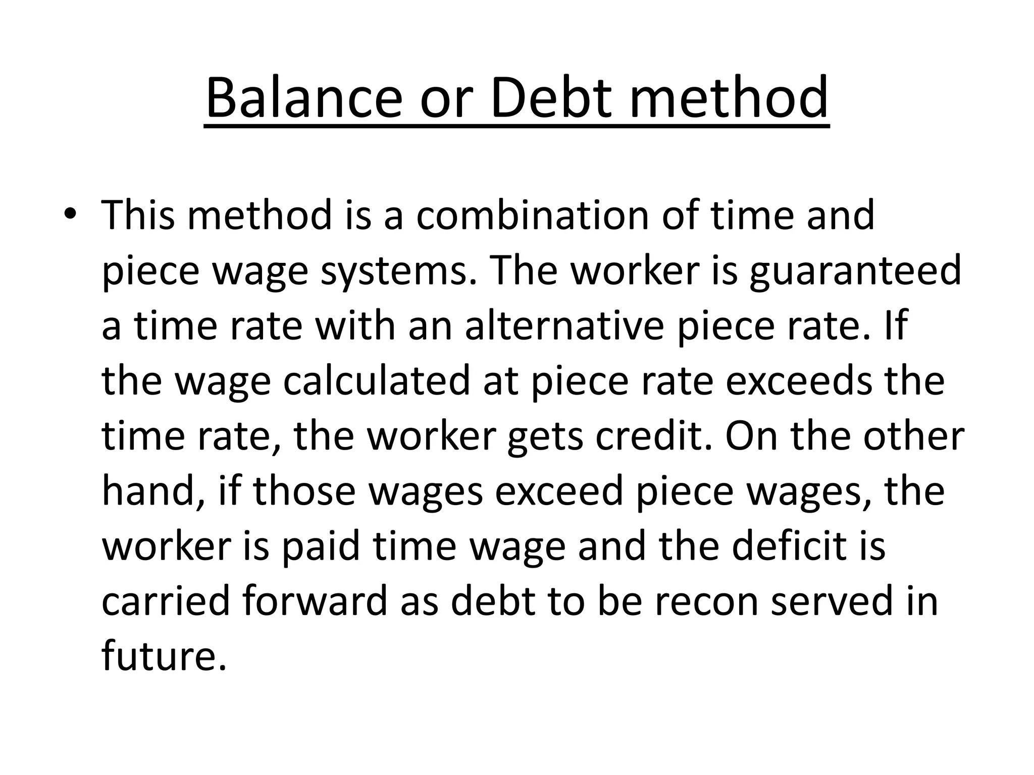 Wages and salary | PPTX