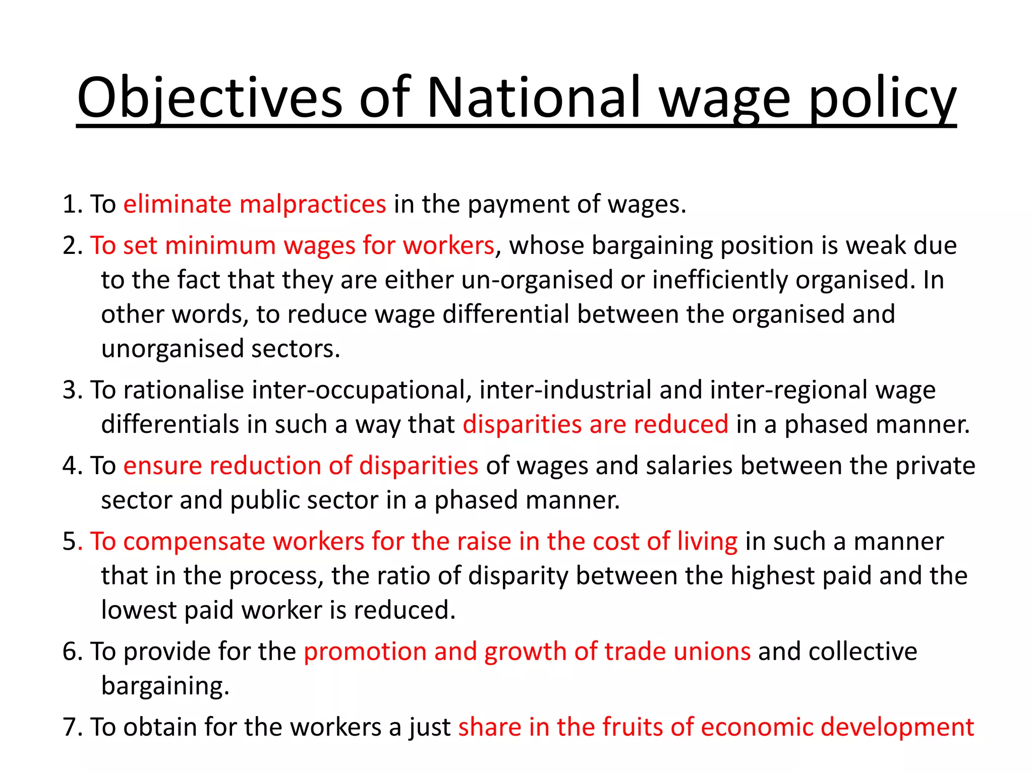 Wages and salary | PPTX