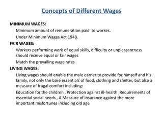Wages and salary administration | PPTX