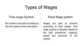 Wages & Incentives | PDF