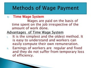 Wages,incentives and fringe benefits | PPTX | Government Support and ...