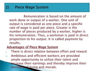 Wages,incentives and fringe benefits | PPTX | Government Support and ...