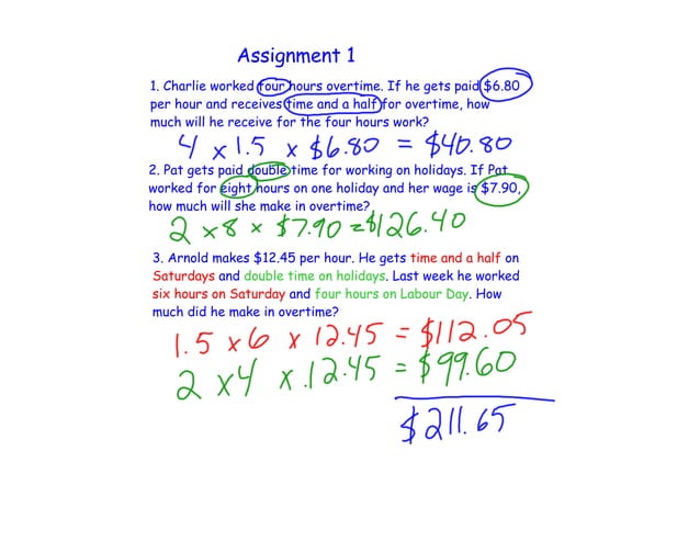 Wages Lesson 1 | PDF