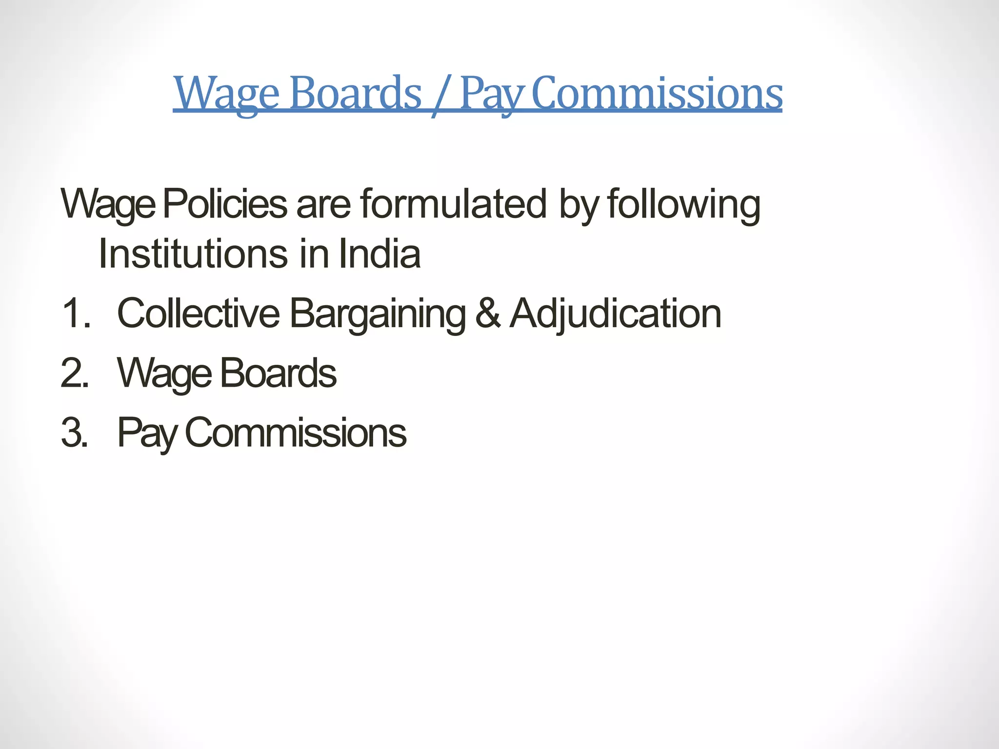 Wages and salary PPT | PPTX