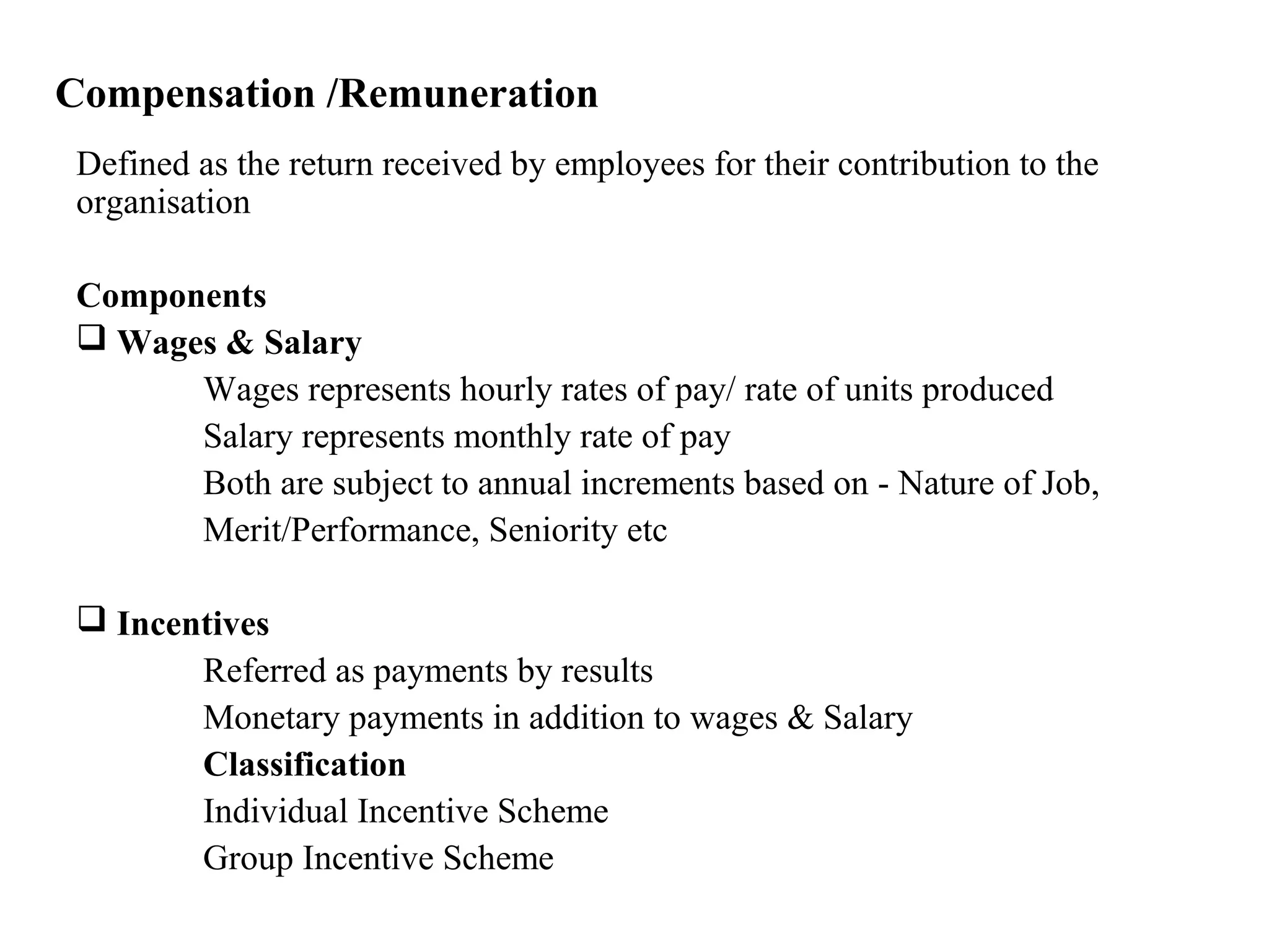 Wages & salary administration | PPT