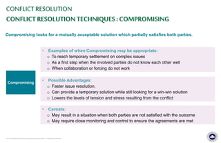 Managing behavioural conflict workers training | PPT