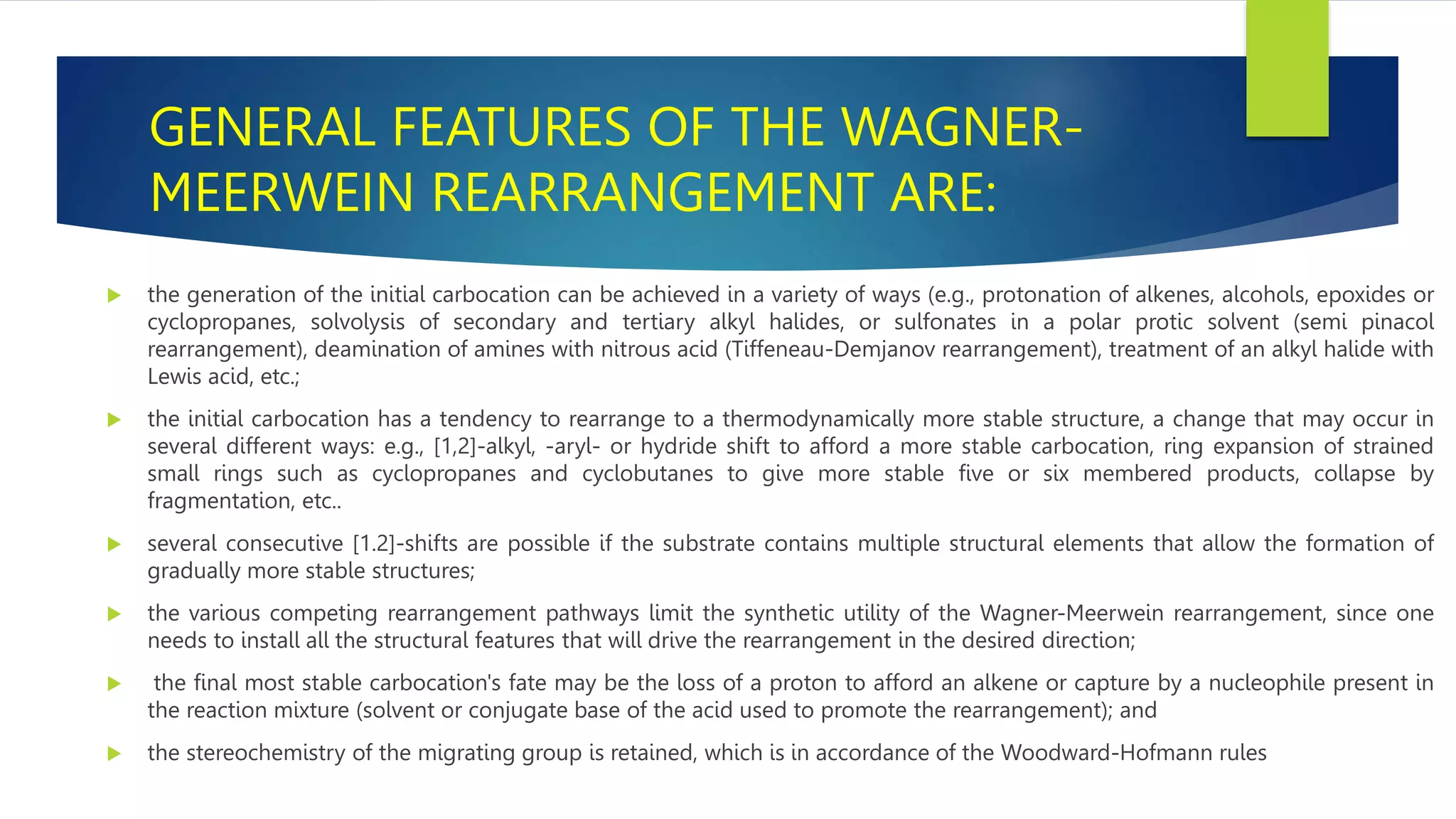 WAGNER-MEERWEIN REARRANGEMENT 123 [Autosaved].pptx