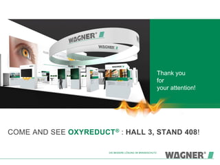 Презентация компании Wagner "Oxyreduct противопожарные системы ForumI ...